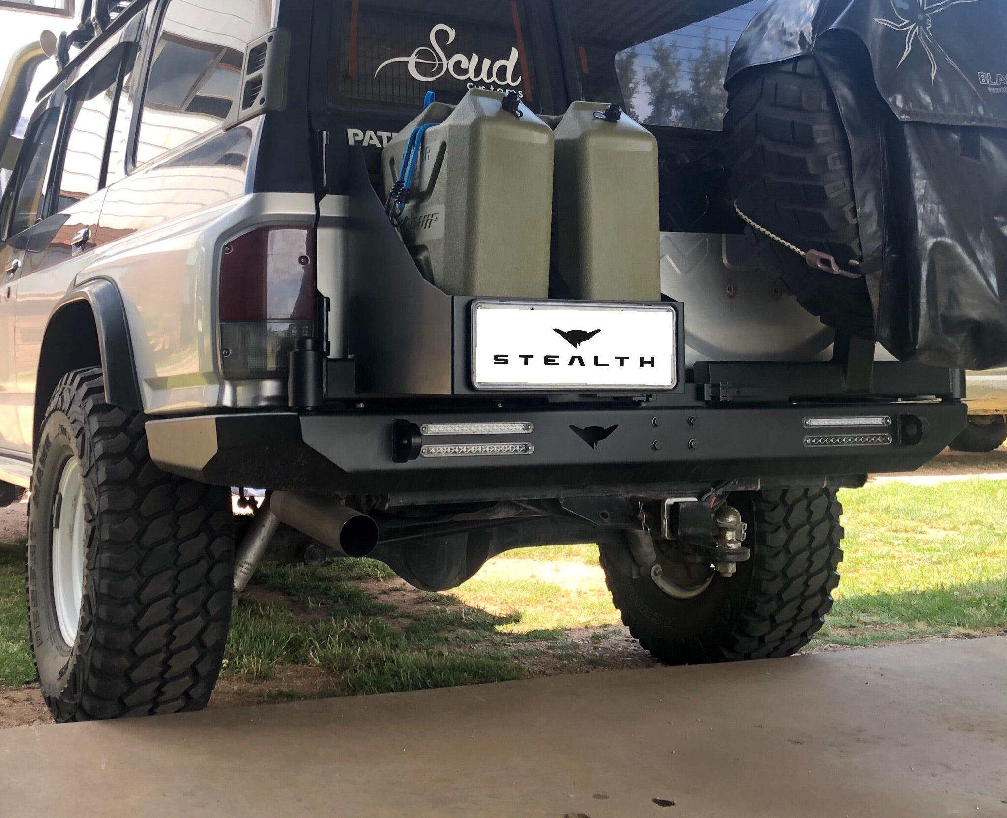 GQ Patrol Stealth Rear Bar – Stealth Bars