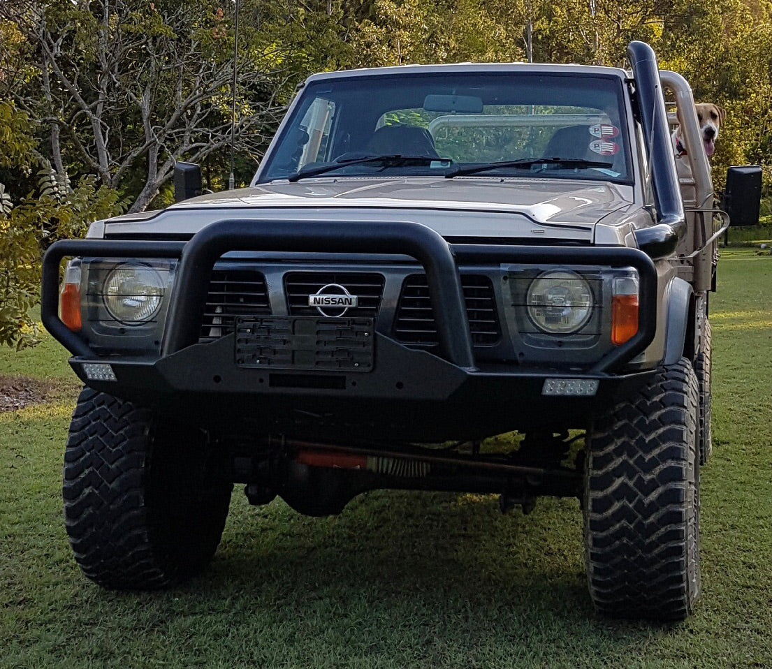 GQ Patrol Stealth Winch Bull Bar – Stealth Bars